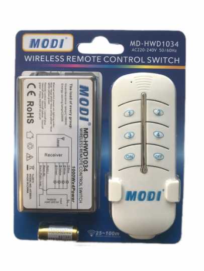 MODI WIRELESS REMOTE CONTROL SWITCH – WESTORE