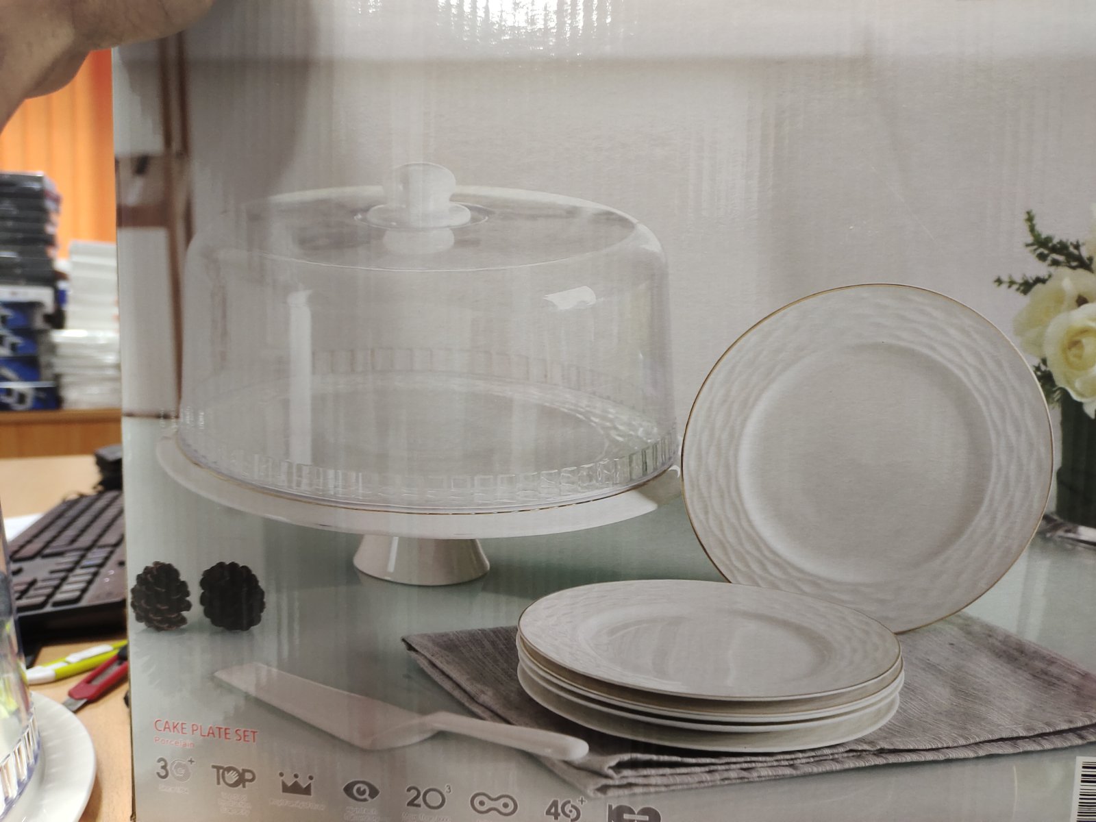 CAKE SERVING PLATES SET 6PCS – WESTORE