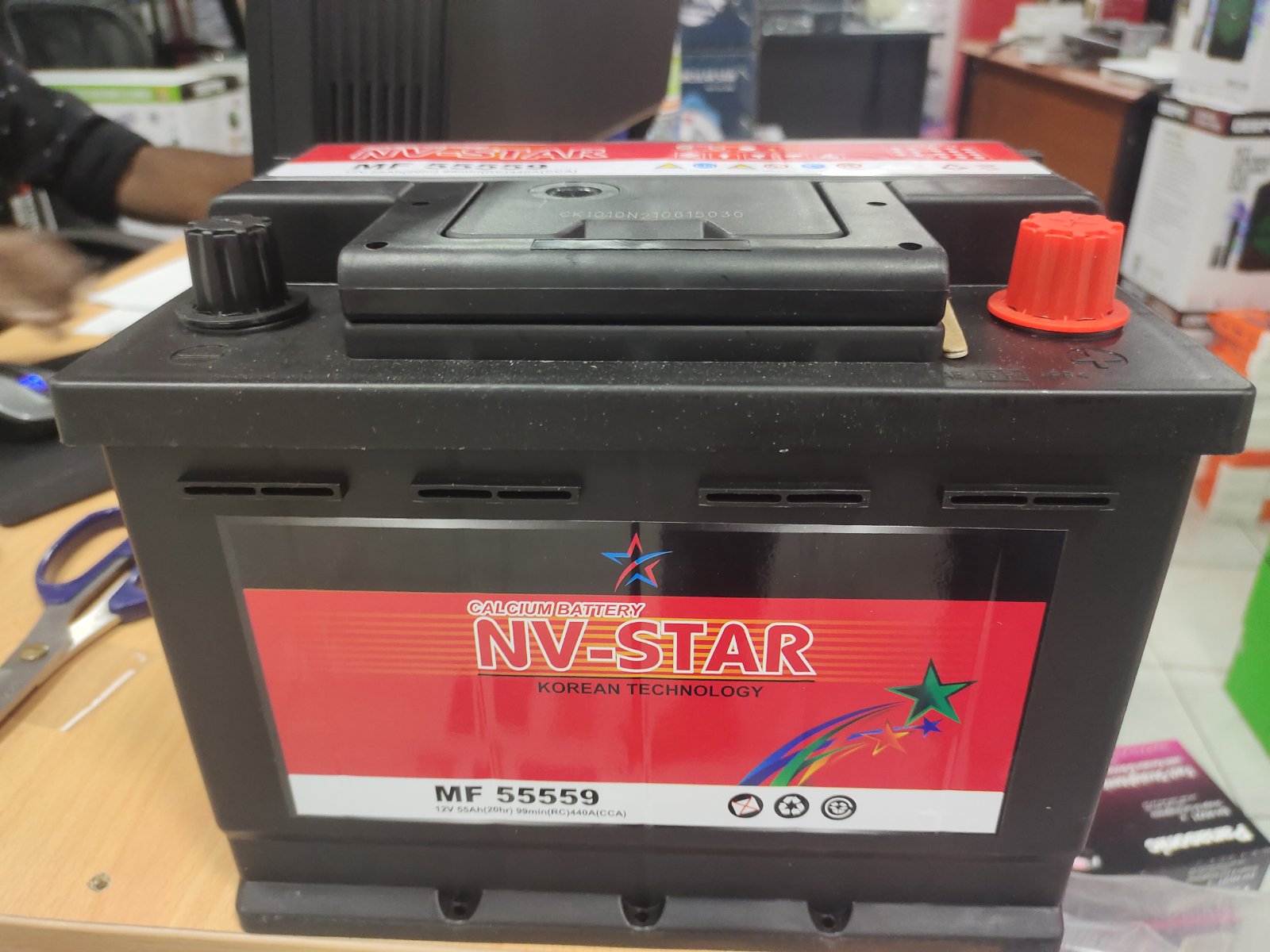 NV-STAR CAR BATTERY 55AH (20HRS) MF 55559 – WESTORE