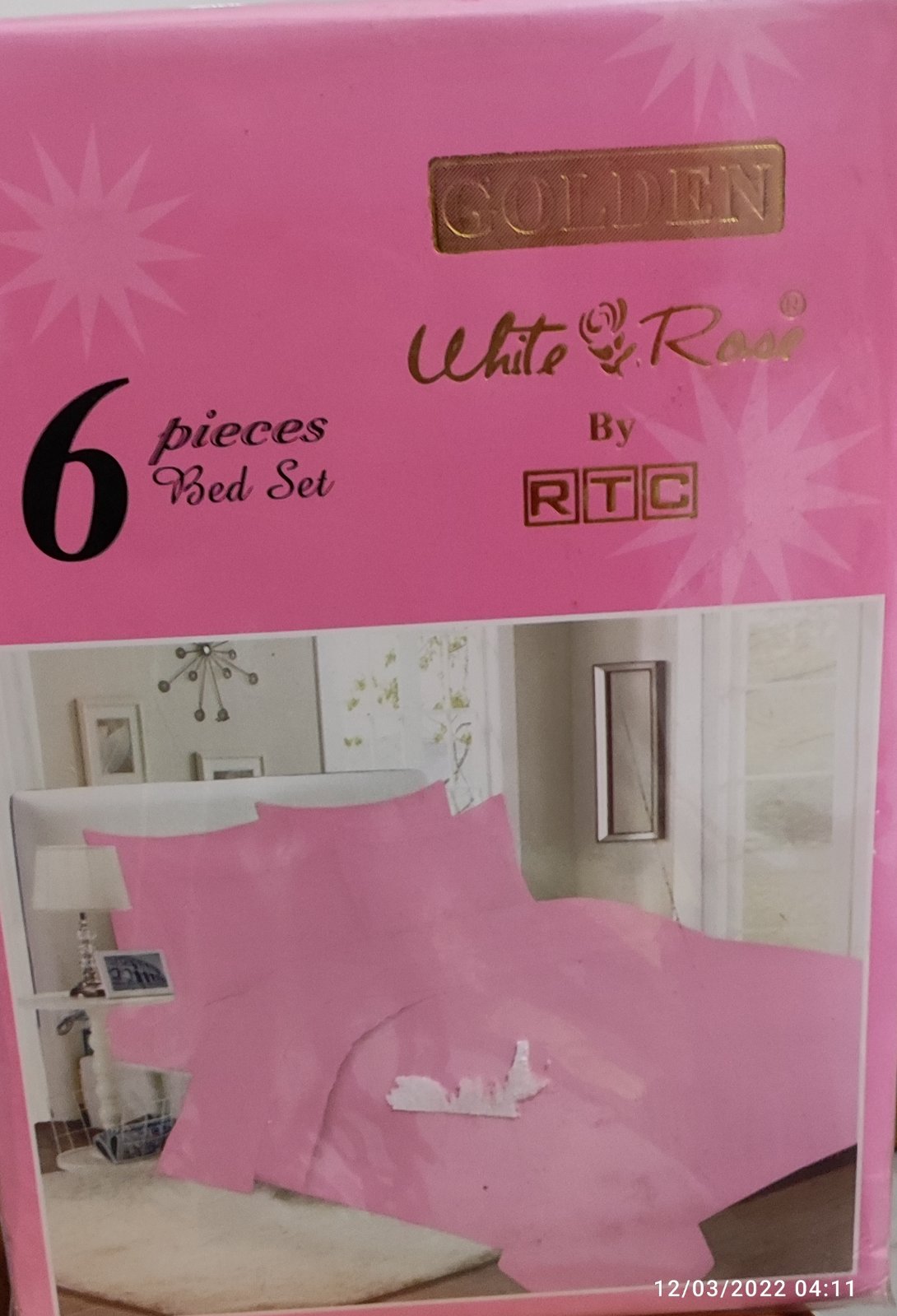 BED SHEET WHITE ROSE RTC 6PCS SET KING SIZE – WESTORE