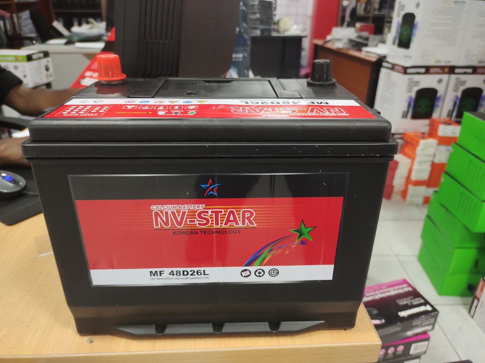 NV-STAR CAR BATTERY 50AH (20HRS) MF 48D26L – WESTORE