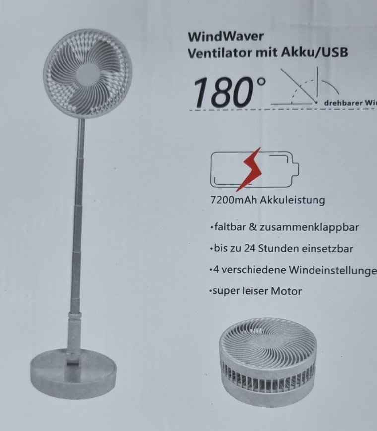 WIND WAVER VENTILATOR FAN FH-2058 – WESTORE