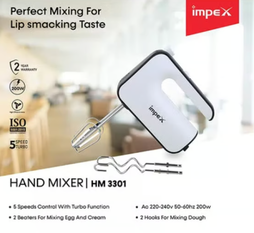 IMPEX HAND MIXER HM 3301 – WESTORE