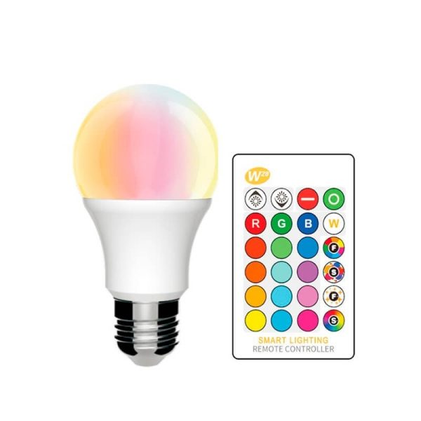 LED RGB BULB E27 WITH REMOTE AC85-265V 50/60HZ – WESTORE