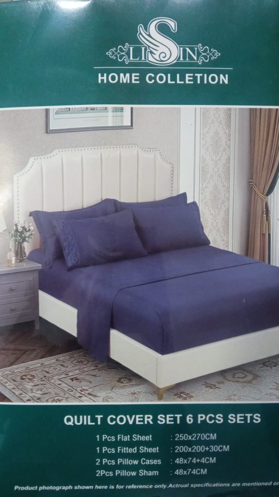 HOME COLLECTION QUILT COVER SET 6 PCS KING SIZE XH002 – WESTORE