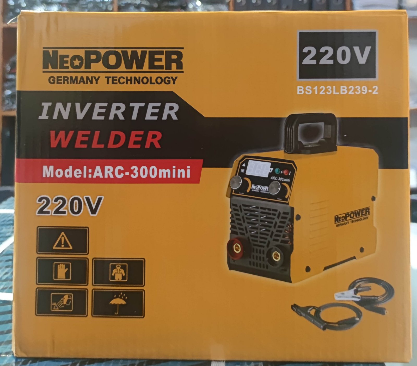 NEO POWER WELDING MACHINE INVERTER 220V ARC-300 MINI BS123LB39-2 – WESTORE
