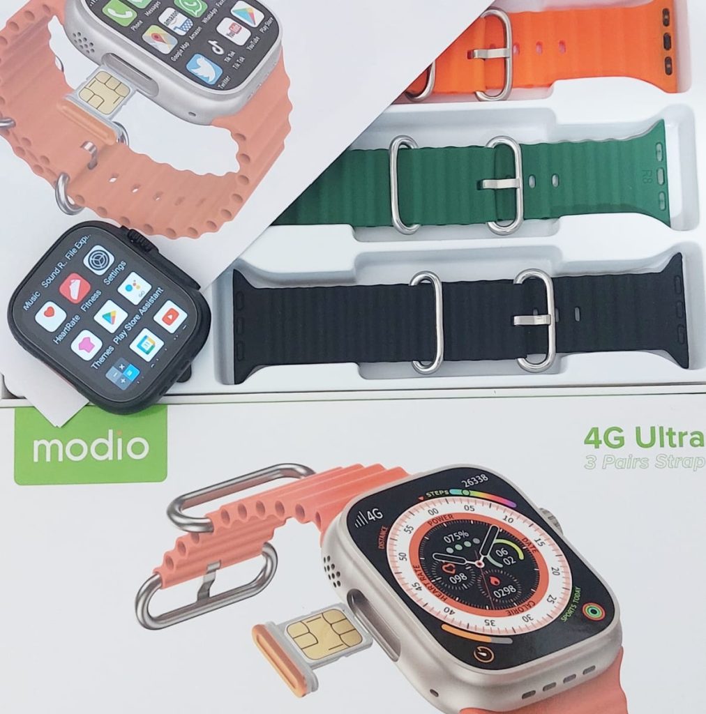 MODIO WATCH 4G ULTRA MAX 3 PAIRS STRAP GPS – WESTORE