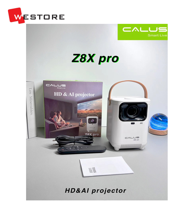 CALUS Z8X PRO HD & AI PORTABLE PROJECTOR – WESTORE